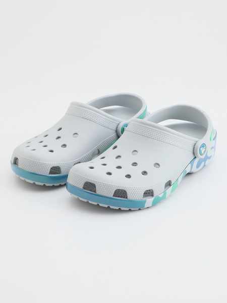 Сабо Женский Crocs серый EVA, Термопластик (TPU), размер 38, 39 ...