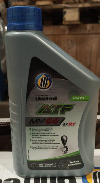 Масло трансмиссионное АКПП UNITED ATF MV-66 D6 1л купить c доставкой на ...