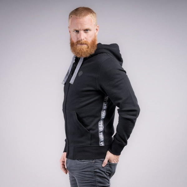 Толстовка Мужской Thor Steinar черный Хлопок, размер 54 свободный Абстракция Китай купить c ...