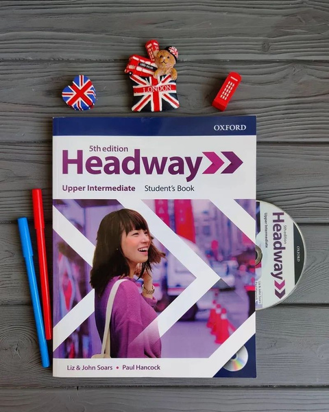 Headway Upper-Intermediate 5-th edition Пятое издание Комплект Учебник+Тетрадь+CD купить на OZON ...