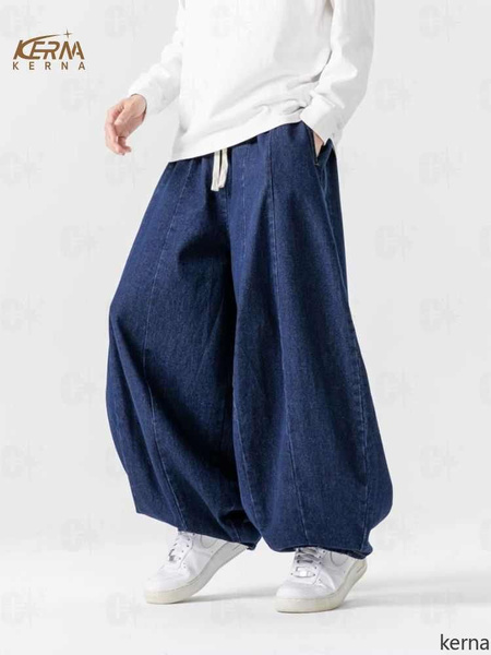 Джинсы Мужской KERNA темно-синий джинсовый Деним, размер 54 прямой Эластичная Китай На любой ...