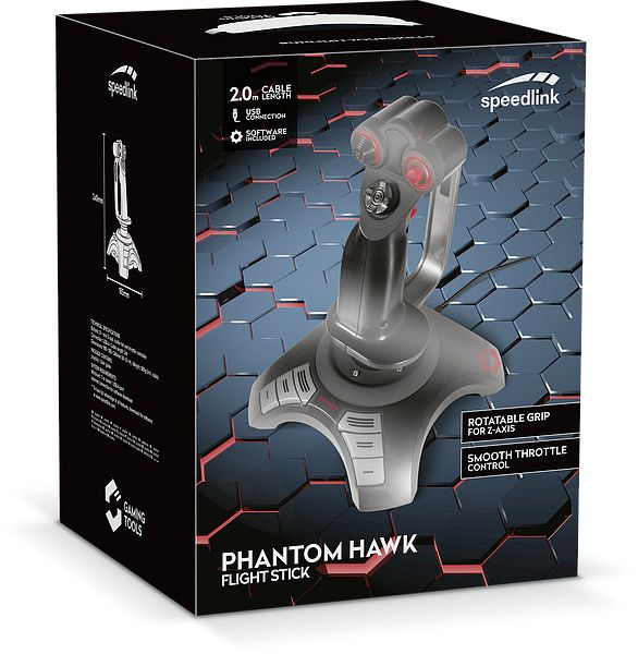 Джойстик PC Speedlink Phantom Hawk Flightstick, ПК (SL-6638-BK) купить на OZON по низкой цене ...