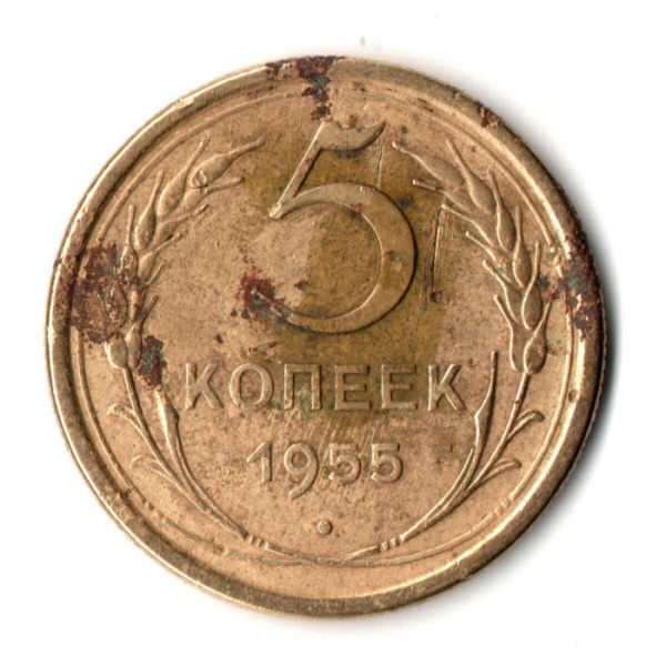5 копеек 1955 год СССР G купить на OZON по низкой цене (1888108732)