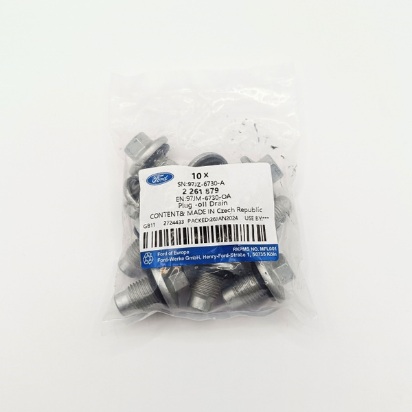 Пробка масляного поддона 10 шт. 2261879 Ford Focus Kuga Mondeo Transit ...