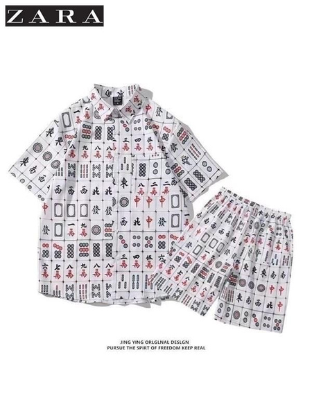 Комплект одежды Мужской Zara двойка, с шортами мягкий белый, размер 52 Политекс Разноцветный ...