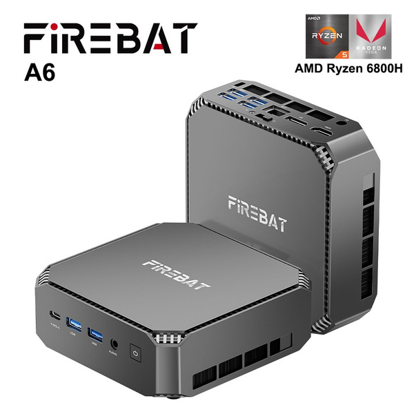 Характеристики FIREBAT Мини-ПК A6 (AMD Ryzen 7 6800H, RAM 16 ГБ, SSD ...
