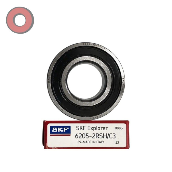 Подшипник SKF 6205 2RSH C3 (25x52x15) Made in ITALY купить на OZON по низкой цене (871700524)