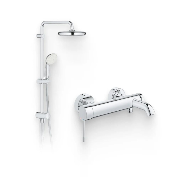 Душевой комплект Смеситель Grohe Essence New 33624001 / Стойка New ...