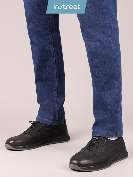 Кроссовки Мужской Instreet Искусственная кожа, размер 45 6 На любой сезон Шнурки Без каблука ...