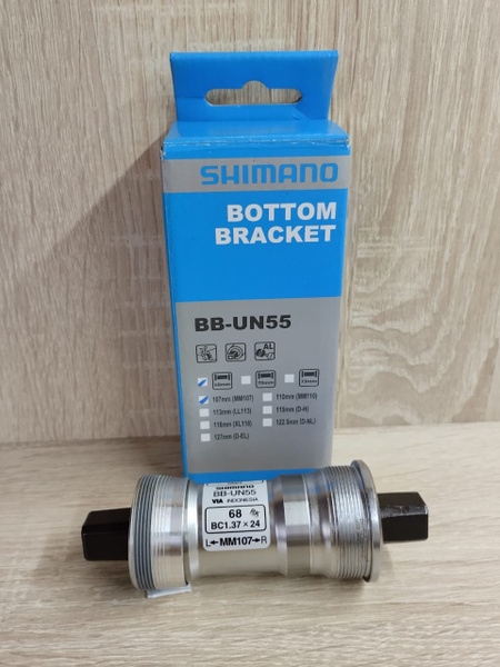 Каретка Shimano BB-UN55, 68/107 мм, б/болтов, EBBUN55B07 купить на OZON ...