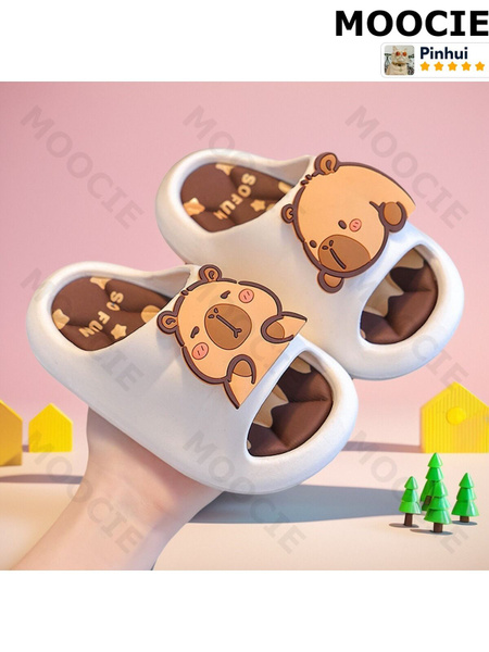 Тапочки Девочки, Мальчики MOOCIE, размер 32, 33 белый Круглый нос Демисезон купить c доставкой ...