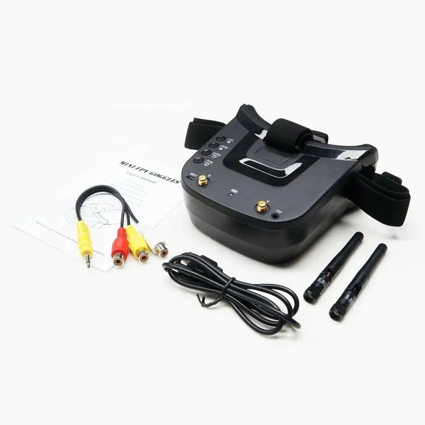 FPV шлем Mini 3 Inches 16:9 5,8G 40CH HD, Display Mini FPV Goggles ...