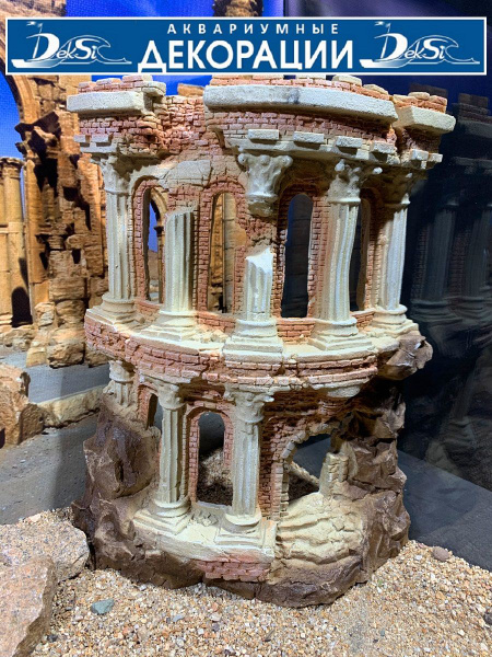 Декорация для аквариума Замок Атлантида, Грот DEKSI 397 угловой маскирующий элемент для фильтра ...