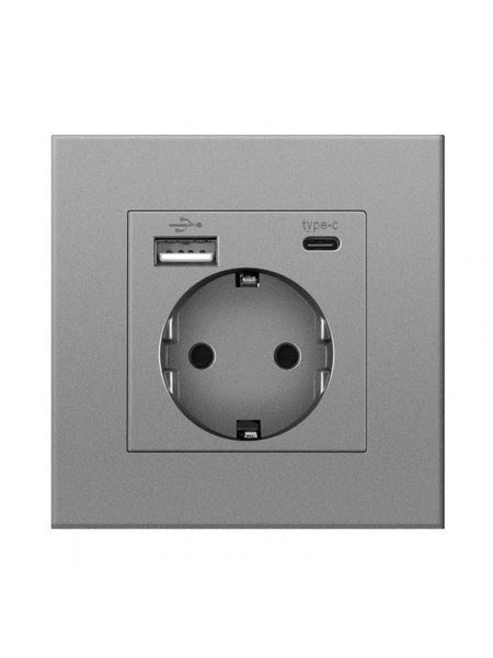 Розетка с USB и Type C 220V встраиваемая со шторками, купить на OZON по ...