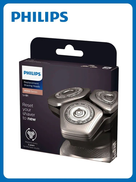 Сменные бритвенные головки SH91/50 для бритв Philips Series 8000, 9000 ...