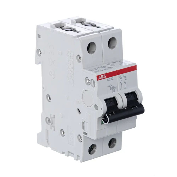 Автоматический выключатель ABB S202 1P N C40 А 6 кА 2CDS252001R0404 купить на OZON по низкой ...