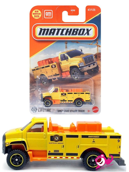 Машинка Matchbox 2025-30782 Basic Car Gmc 3500 Utility Truck купить на ...