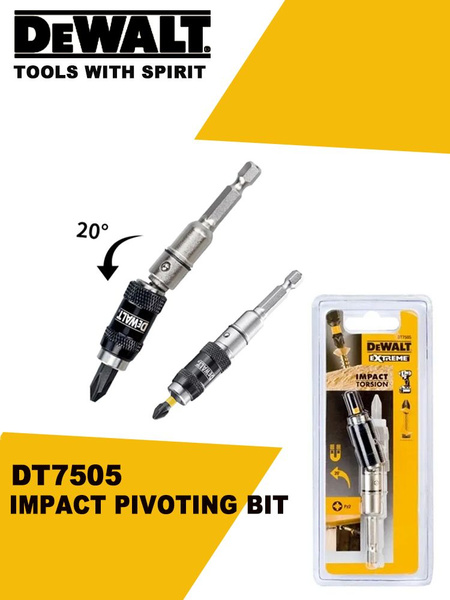DEWALT Поворотный держатель бит c PZ2 25 мм, Поворотный держатель ...