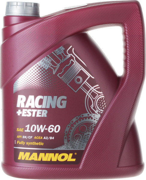 Масло моторное MANNOL RACING+ESTER 10W-60 Синтетическое 4 л купить c ...