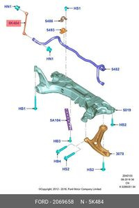 Тяга стабилизатора передней подвески ORG купить c доставкой на OZON по ...