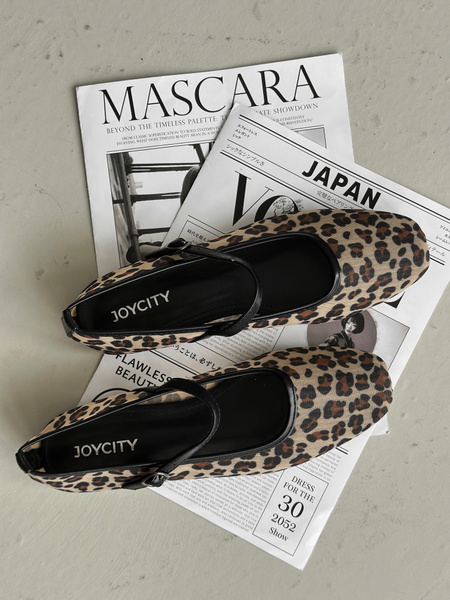 Балетки Женский JOYCITY Текстиль, Экокожа, размер 36 6 Россия лодочки Пряжки Закрытый нос ...