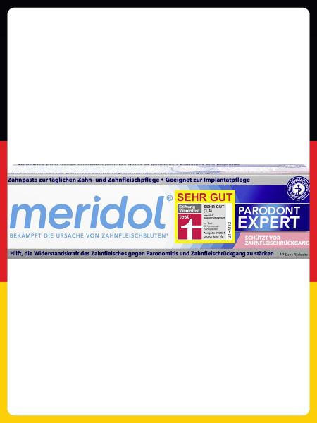 Зубная паста meridol Toothpaste Parodont Expert for periodontitis and receding gums, 75 ml ...