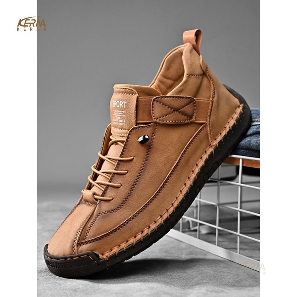 Лоферы Мужской KERNA коричневый, размер 38 Без каблука На любой сезон Шнурки Россия купить c ...