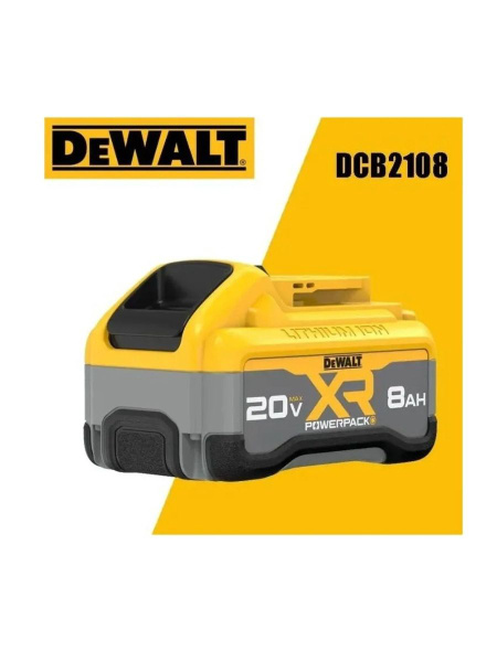 DEWALT DCB2108 20V MAX XR POWERPACK 8Ah Аккумулятор Длительный срок ...