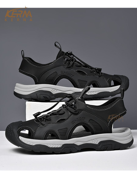 Сандалии Мужской KERNA, размер 43 Синтетическая дышащая сетка Рифлёная ...