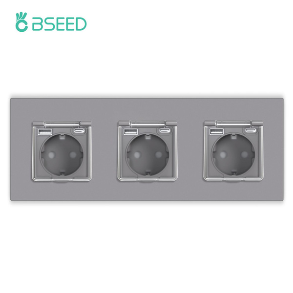 Розетка C крышкой влагозащищённая с Usb и Type C пластиковые панели купить на Ozon по низкой