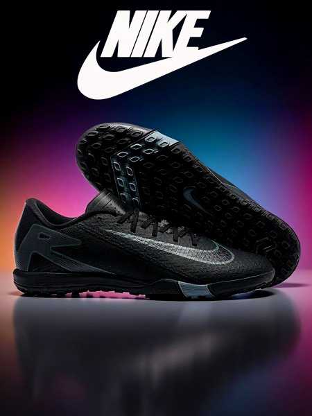 Сороконожки для футбола Nike, 43, черный кварц - купить по выгодной цене в интернет-магазине ...