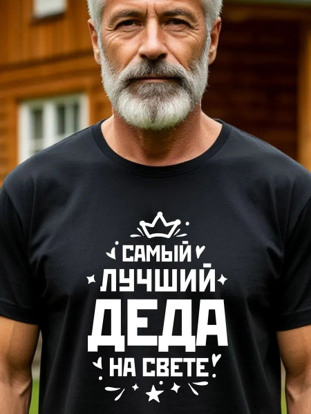 Футболка Мужской yutti черный Средний, размер 56 Трикотаж Надписи оверсайз Домашний Узбекистан ...