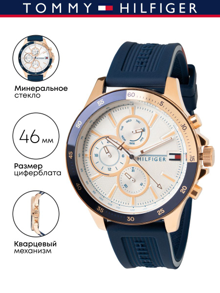 Оригинал часы мужские наручные кварцевые Tommy Hilfiger 1791778 купить ...