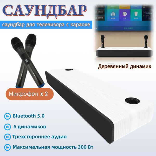 Караоке-система/звуковая панель/телевизионная звуковая система с 2 ...