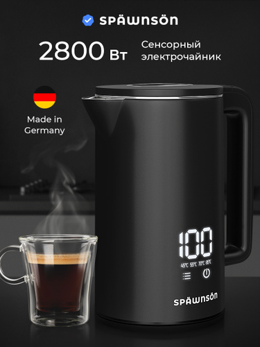 97 отзыв на Чайник электрический c автоподогревом, сенсорный с регулировкой температуры 2800 Вт ...