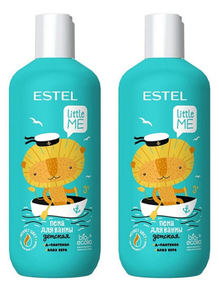 Estel Пена для ванны Little Me, детская, 400 мл, 2 шт - купить с доставкой по выгодным ценам в ...