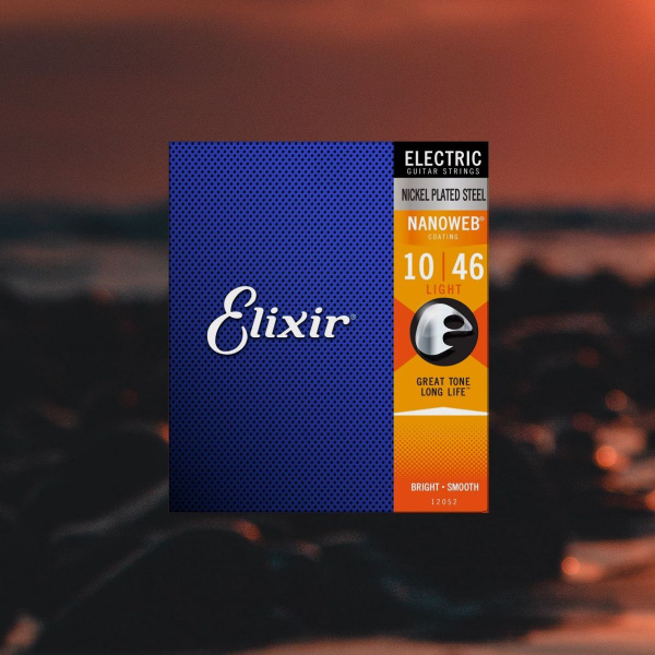 Elixir 12052 - струны NanoWeb для электрогитары - купить с доставкой по ...
