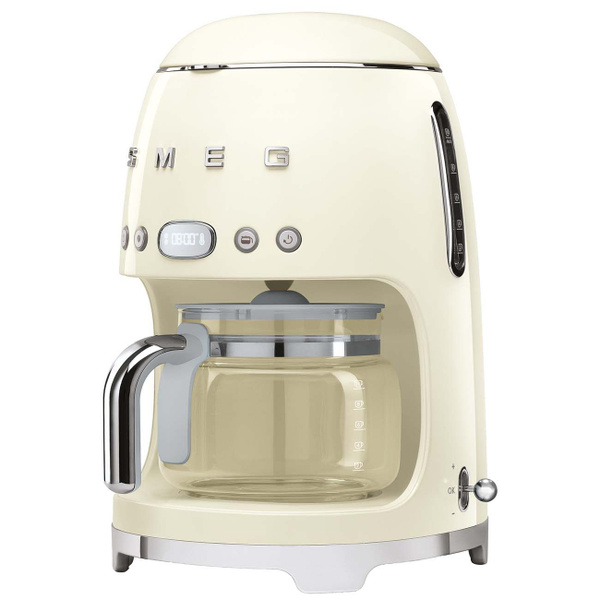 Smeg Кофеварка капельная DCF02CREU, кремовый - купить с доставкой по ...