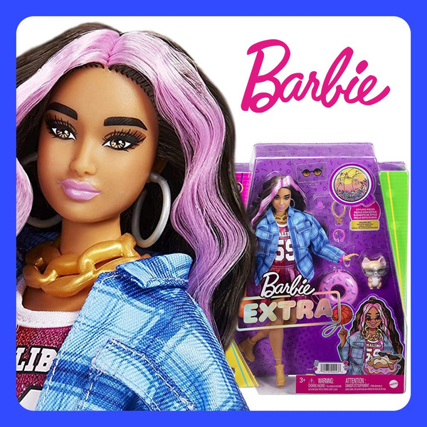 Кукла Барби Экстра - Черно-розовые волосы (Barbie Extra Doll #13 in ...