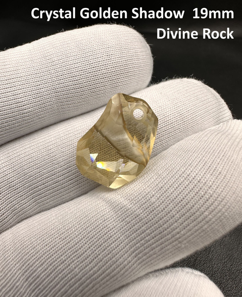Хрустальная подвески Swarovski 6191 Divine Rock 19мм Golden купить на ...