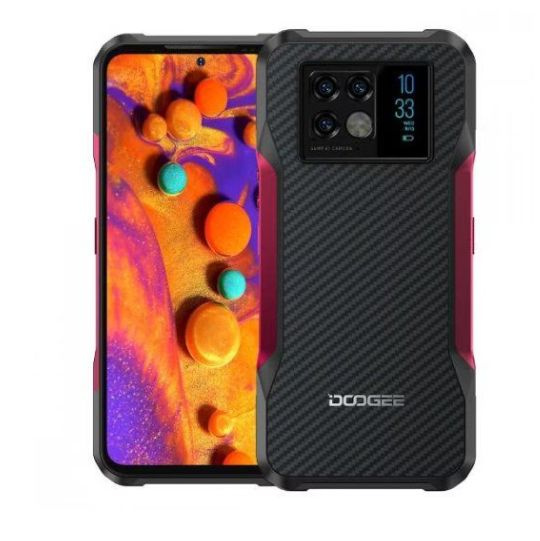 Смартфон Doogee S20 Wine Red S20 WINE RED 256 ГБ 8 ГБ Красный 6.43 OLED ...