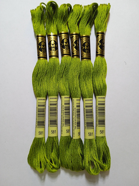 Мулине DMC (Франция) Набор ниток мулине, 8 м, 6 шт DMC-581_6 - купить с ...