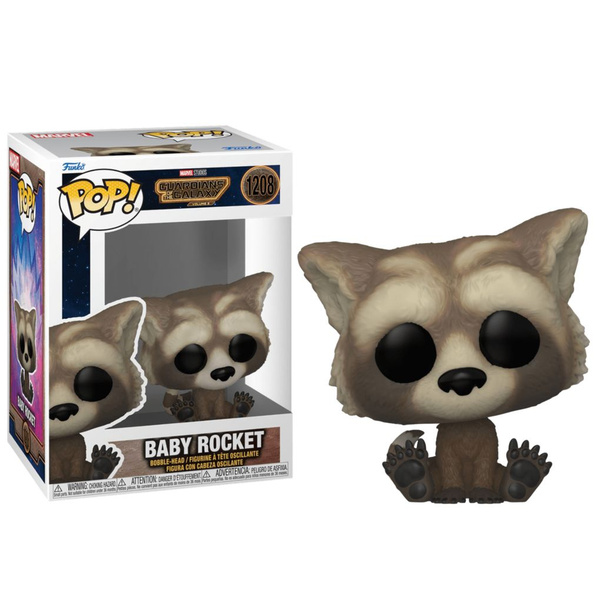 Фигурка Funko POP! Bobble Marvel Guardians Of The Galaxy 3 Baby Rocket ...
