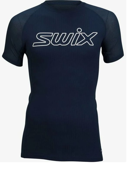Футболка Swix, размер 48, 46, цвет темно-синий, полиэстер 100% - купить ...