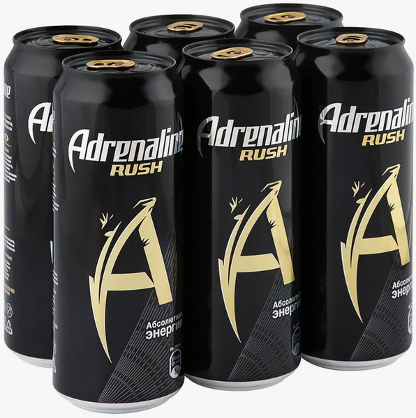 Энергетический напиток Adrenalie Rush (Адреналин раш) 0.449 л - 6 штук ...