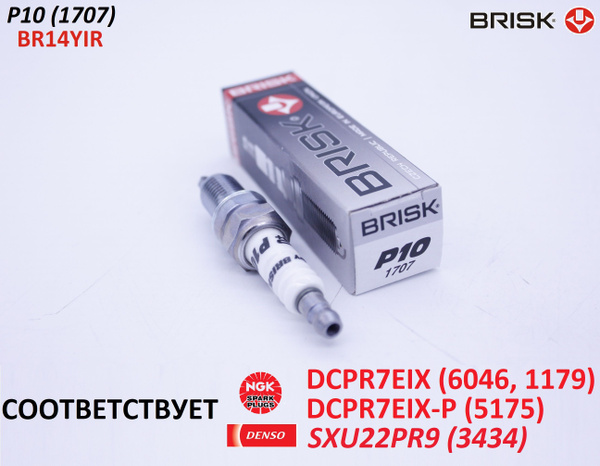 Свеча зажигания BRISK P10 - купить по выгодным ценам в интернет ...