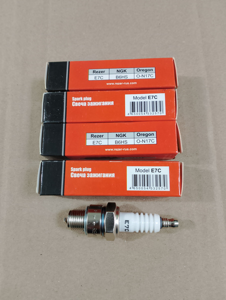 Свеча 4-Х такт. E7C "REZER" (для мотоблока. КАСКАД, НЕВА, бензопила ...
