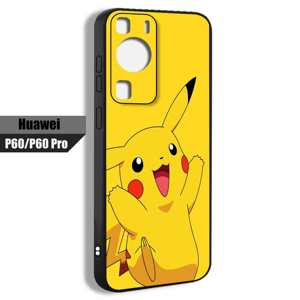 чехол на Huawei P60 Pikachu Pokemon Пикачу Милые аниме покемоны Пикачу ...