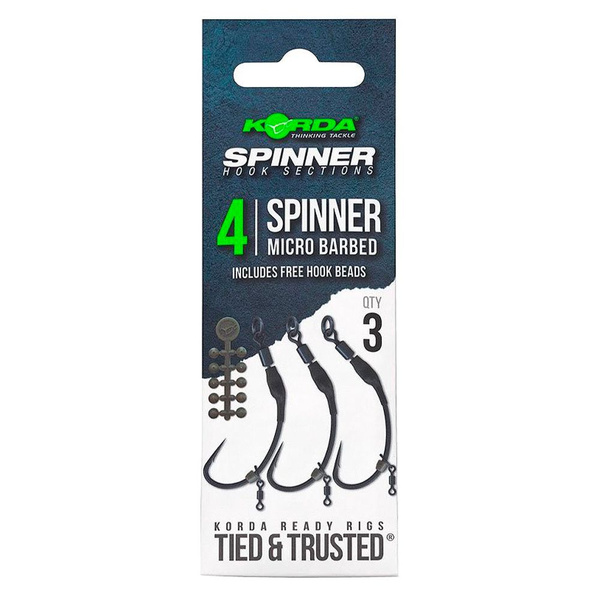 Готовая оснастка Korda Spinner Hook Sections Spinner №4 - купить по ...