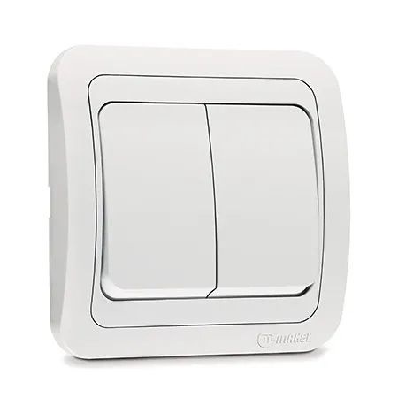 Выключатель Makel, клавиш 2 шт, монтаж Скрытый - купить с доставкой по выгодным ценам в интернет ...